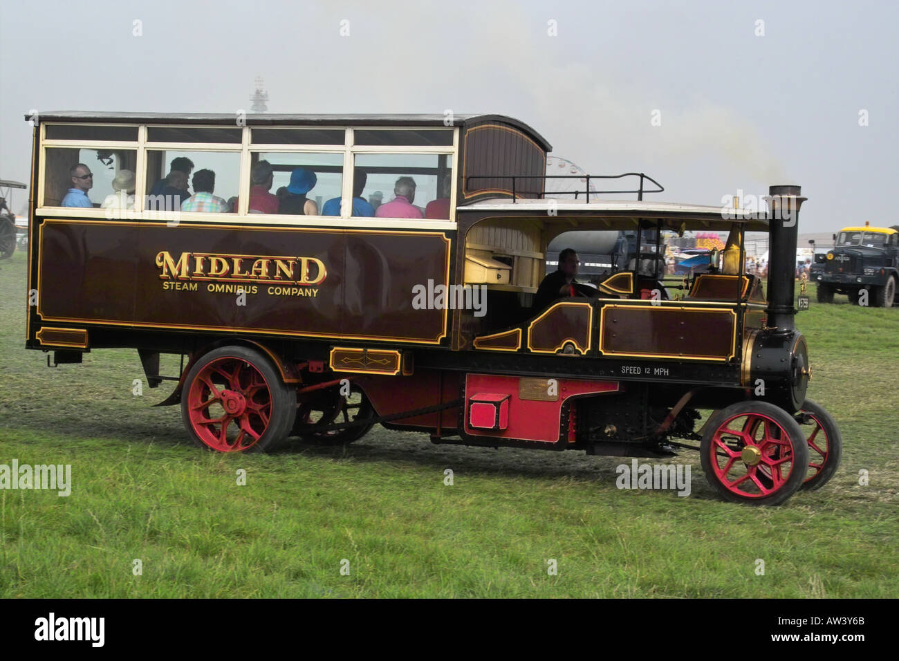 Steam Omnibus at Dorset Steam Fair, 2005 Stock Photo - Alamy
