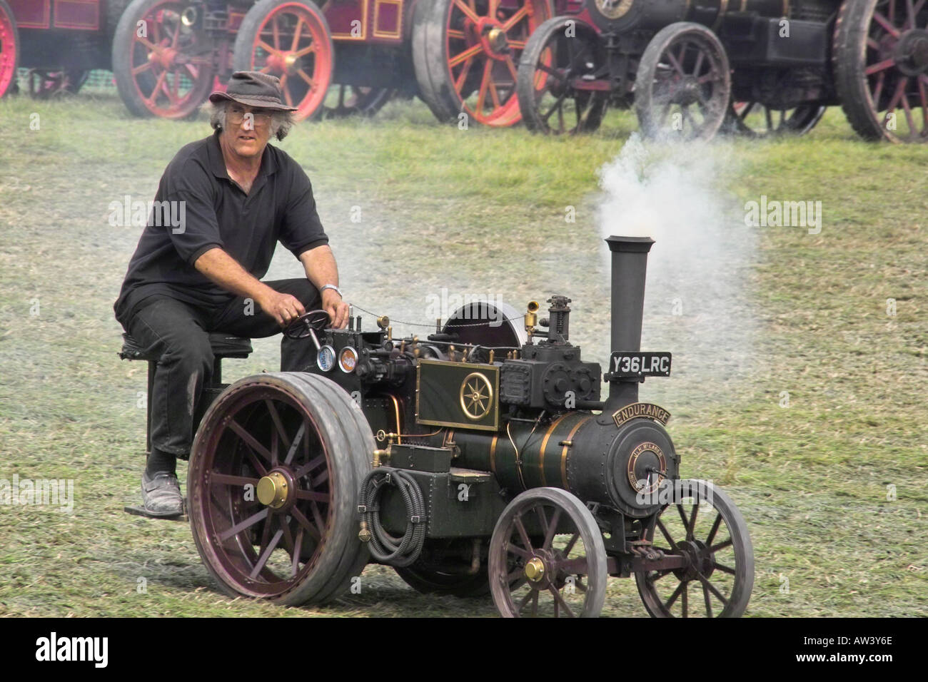 Miniature working steam engine, Dorset Steam Fair, 2005 Stock Photo - Alamy