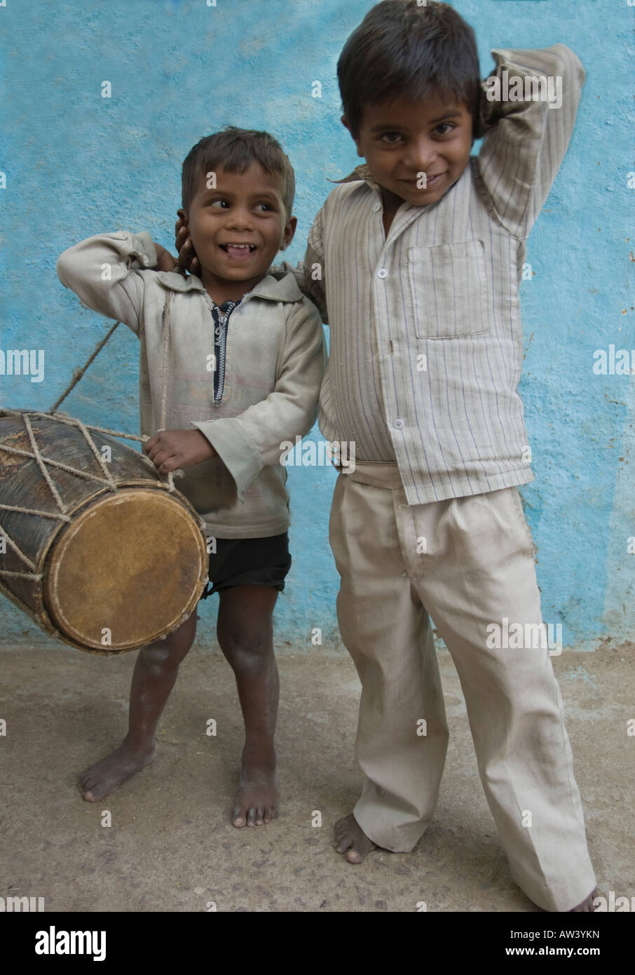 Indian two brothers hi-res stock photography and images - Alamy