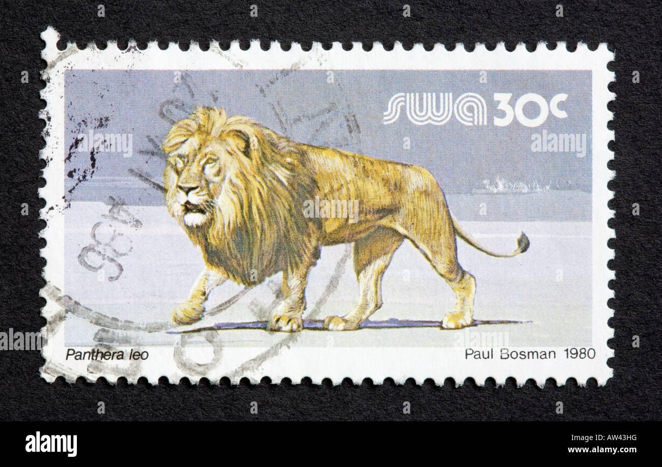South west africa postage stamp hi-res stock photography and images - Alamy