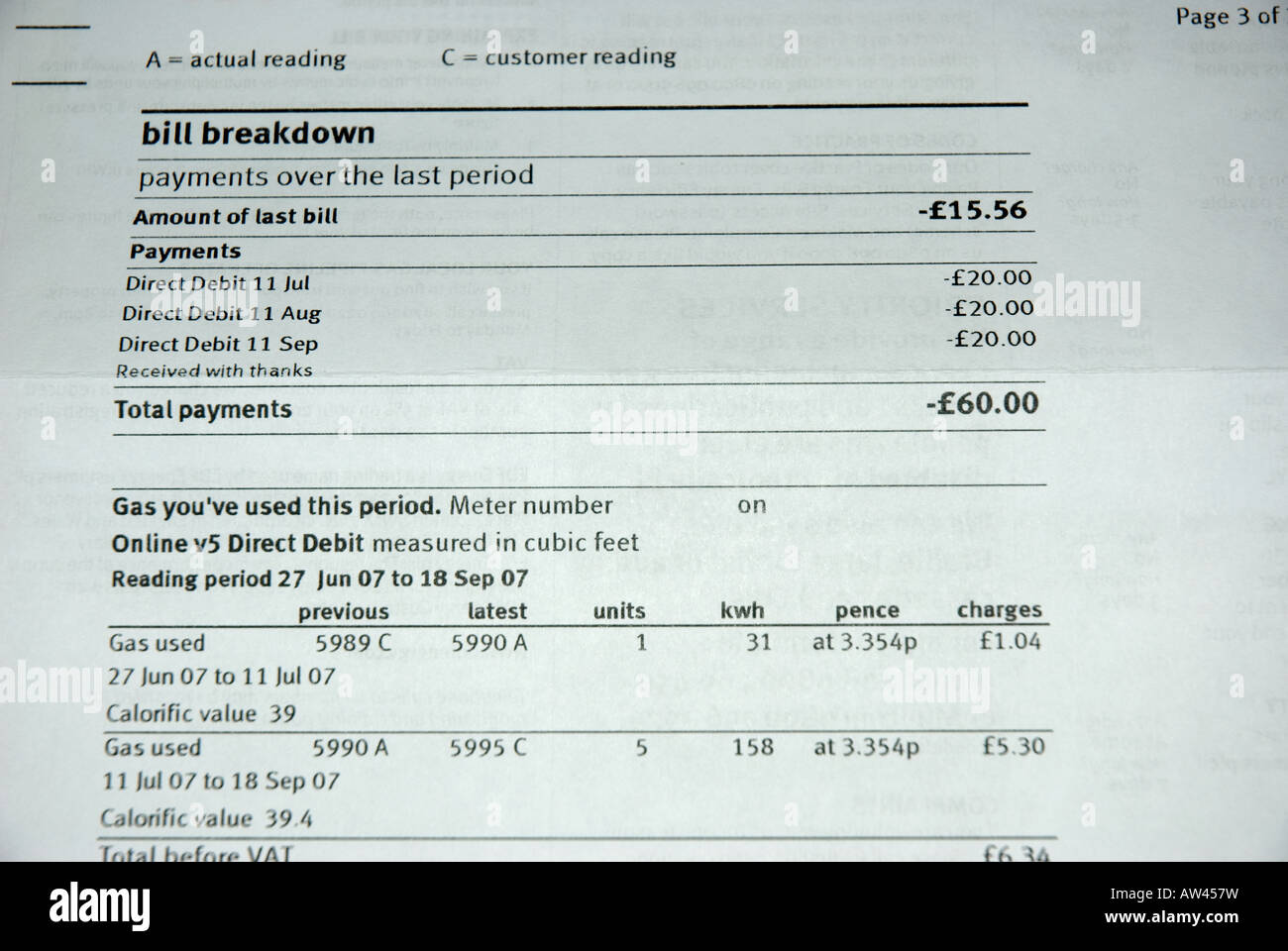 Bill energy hi-res stock photography and images - Alamy