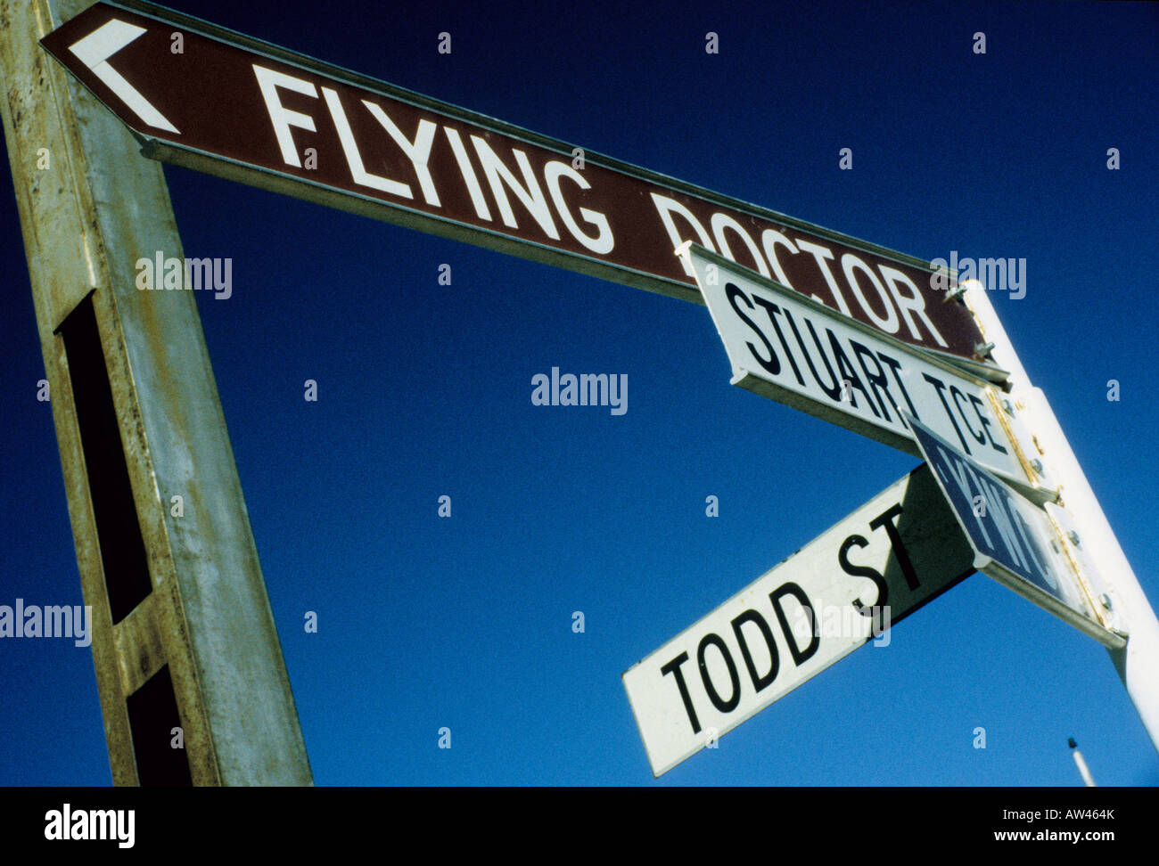 Street sign in Western Australian outback town Stock Photo - Alamy