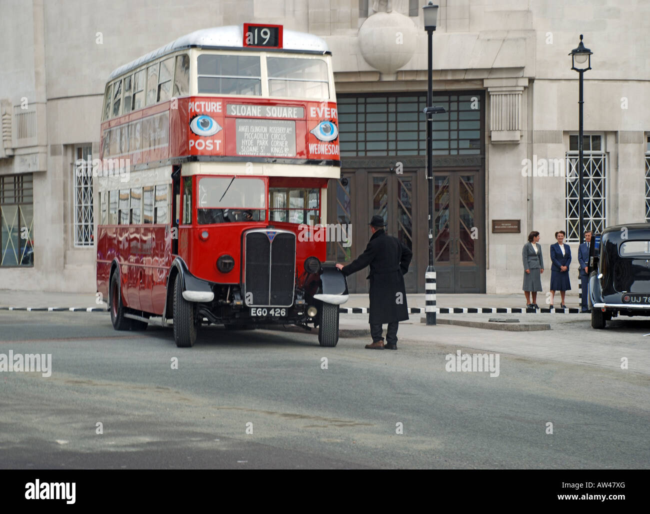1940s London bus Stock Photo - Alamy