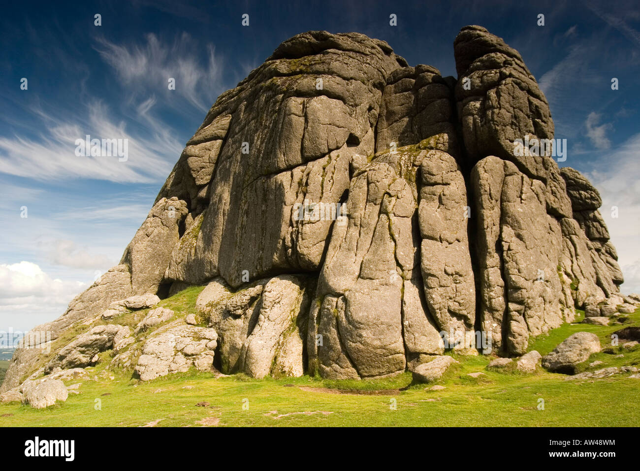 Image of Haytor on Dartmoor Stock Photo - Alamy