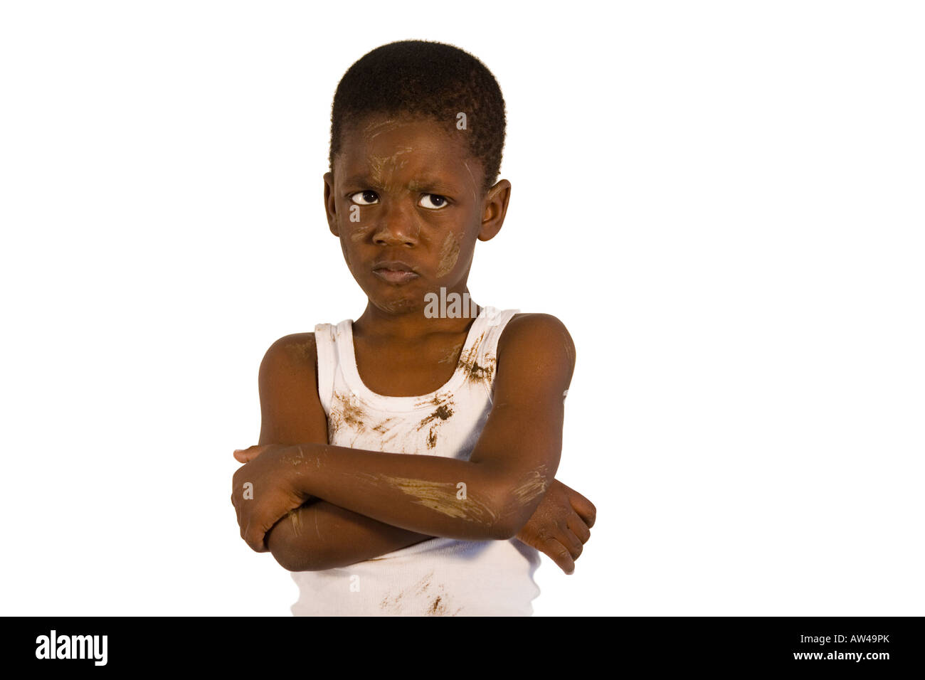 Grumpy child black and white hi-res stock photography and images - Alamy