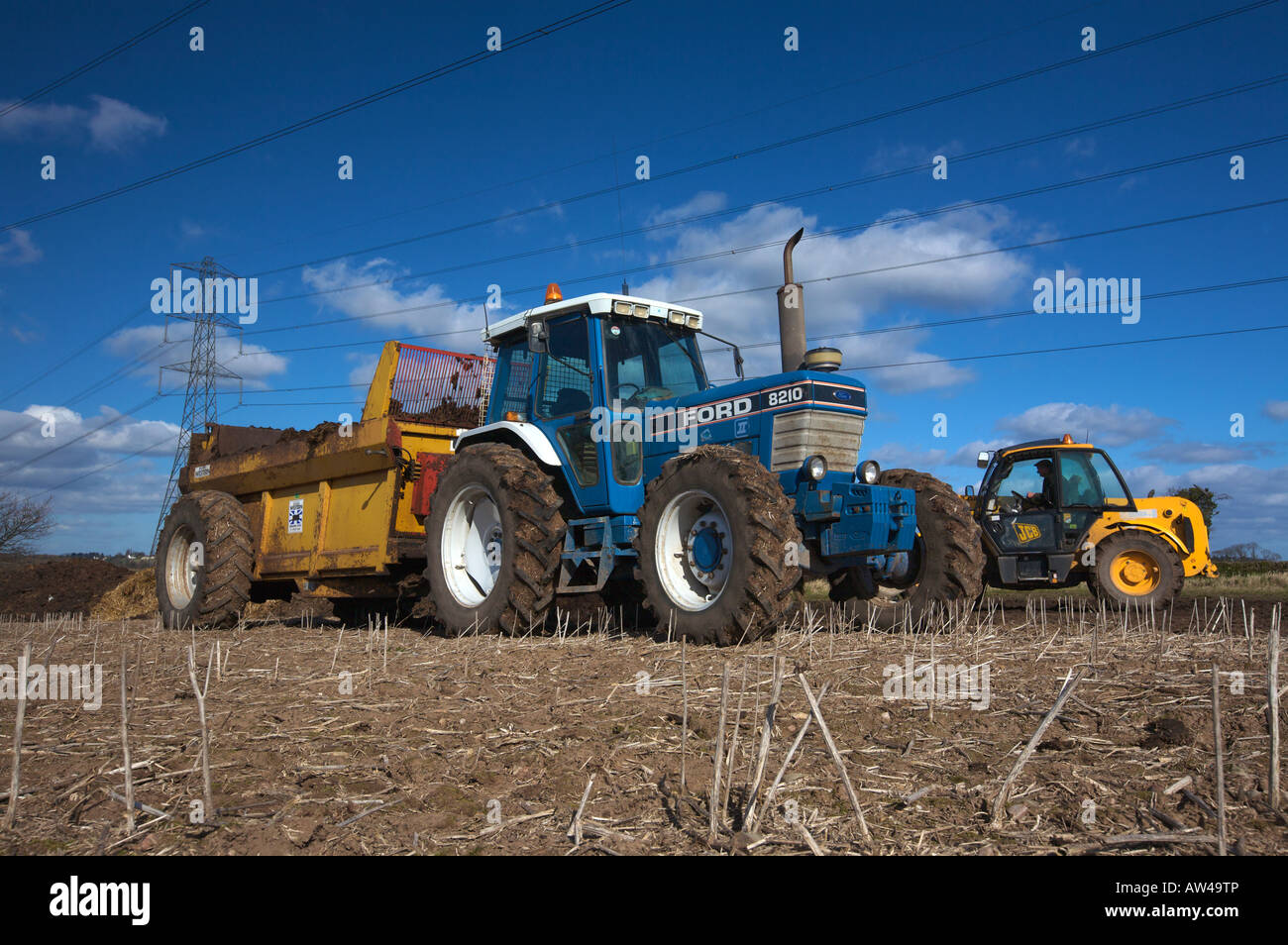 Ford 8210 Ploughing