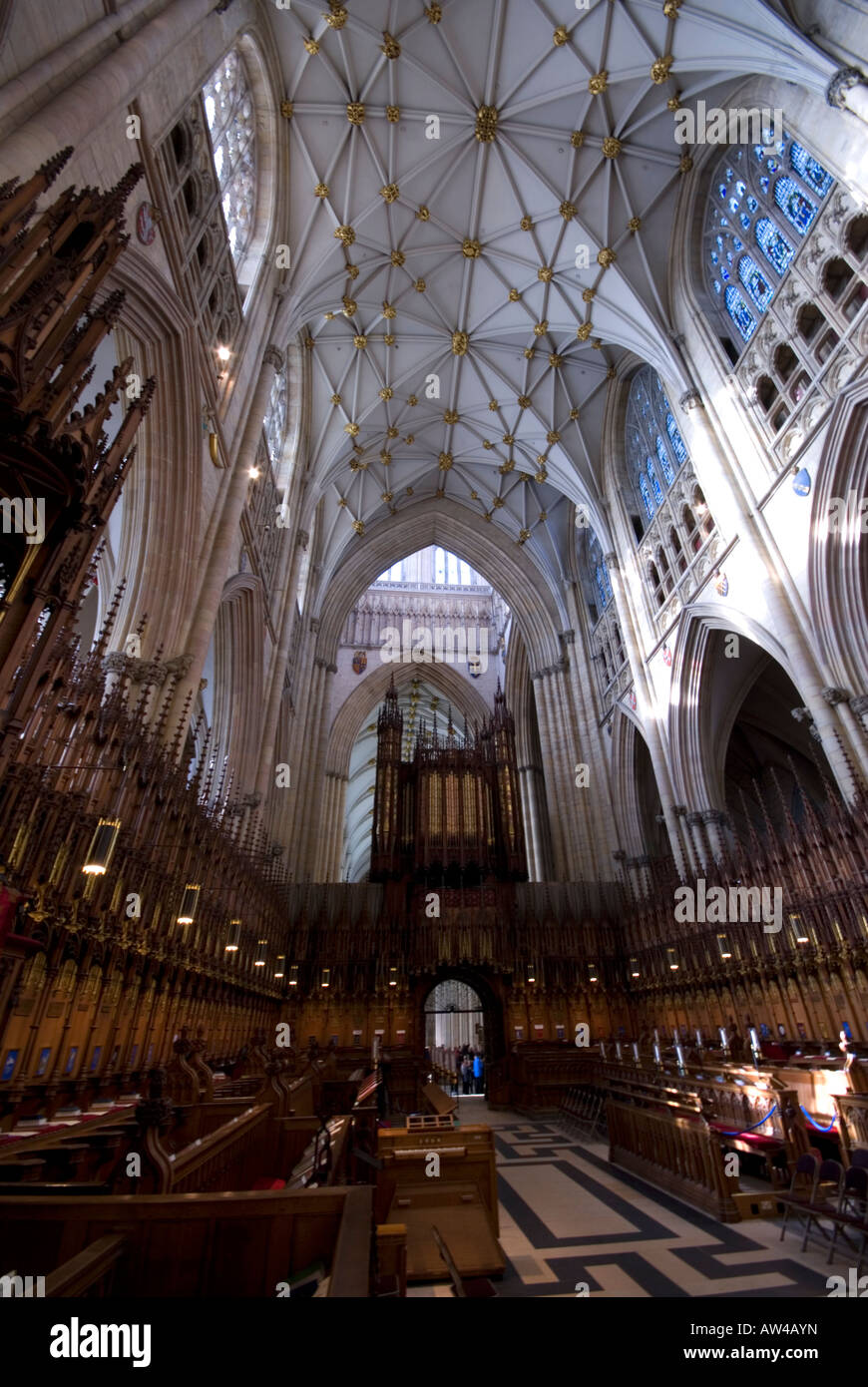 York Minster (inside) the Cuire room Stock Photo - Alamy