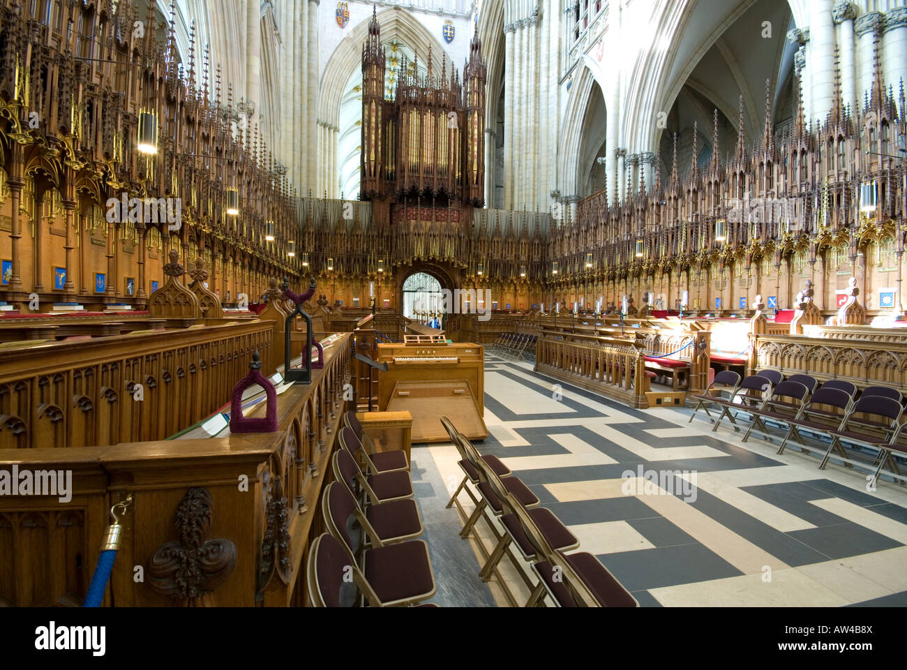 York Minster (inside) the Cuire room Stock Photo - Alamy
