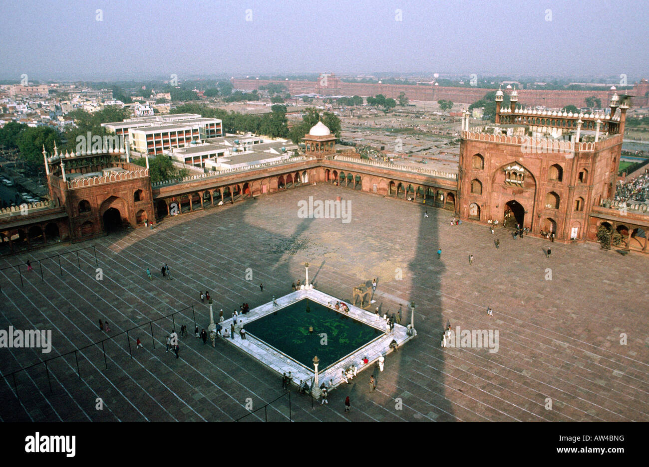 Helicopter View Of Red Fort