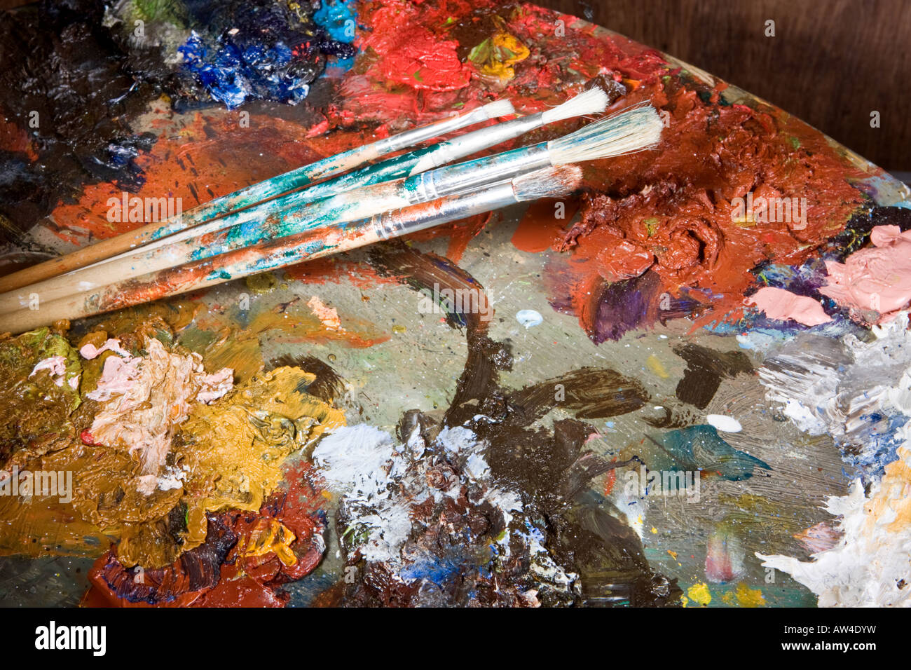 Painter pallet hi-res stock photography and images - Alamy