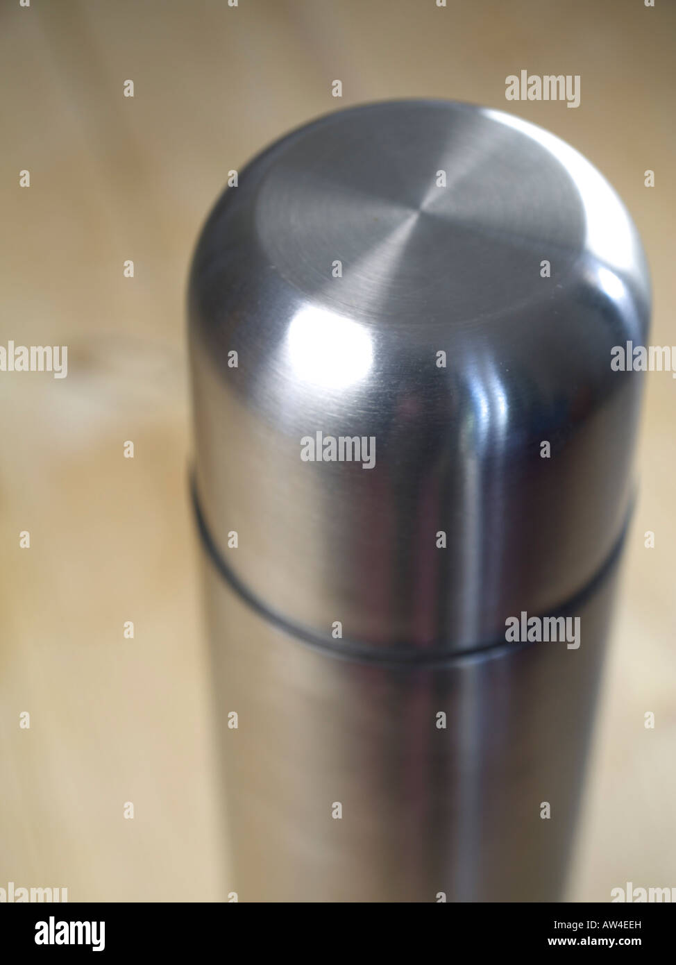 Stainless steel drinking flask Stock Photo - Alamy