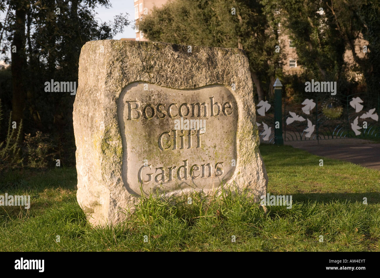 Boscombe Cliff Gardens on a spring morning Stock Photo - Alamy
