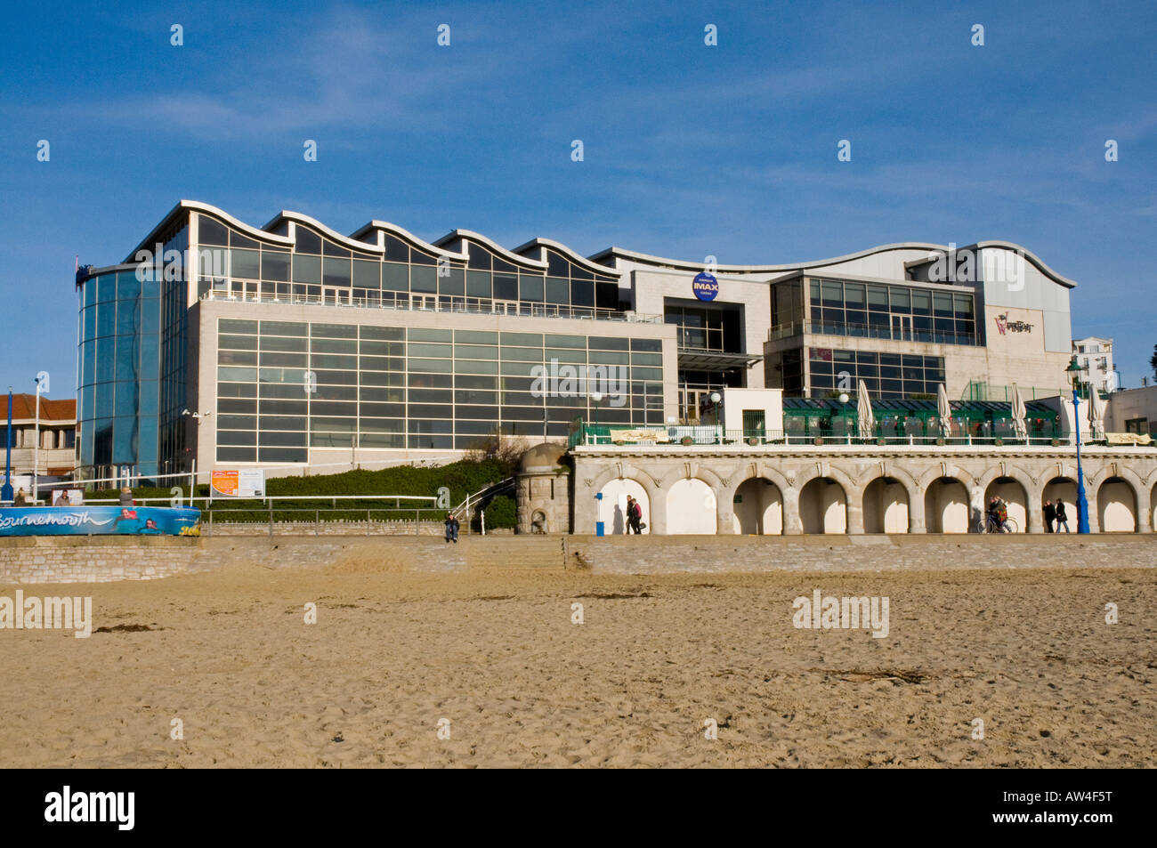 Bournemouth seafront showing the IMAX cinema complex Stock Photo - Alamy
