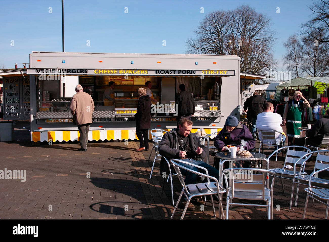 Burger van hi-res stock photography and images - Alamy