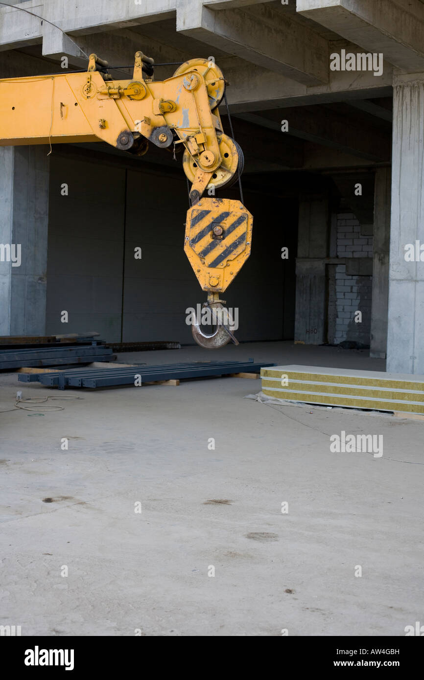 crane hook in a industrial area Stock Photo - Alamy