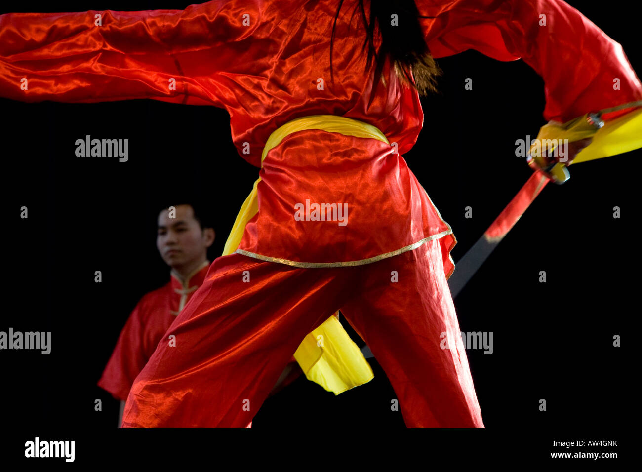 Fighting motion performance show chinese culture asian red color hi-res ...