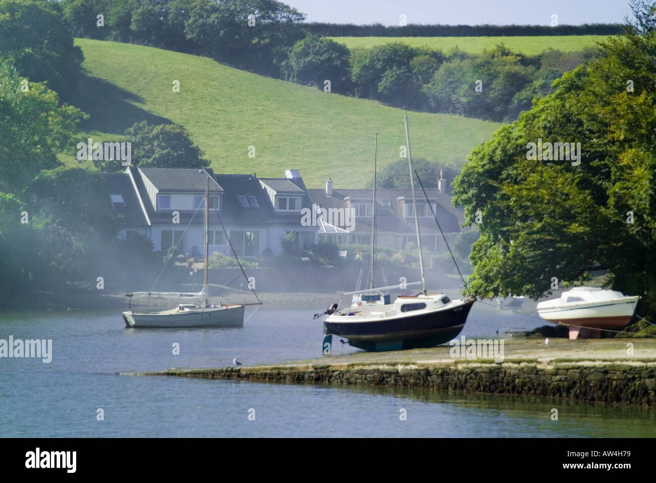 england the south west DEVON the south hams kingsbridge estuary and ...