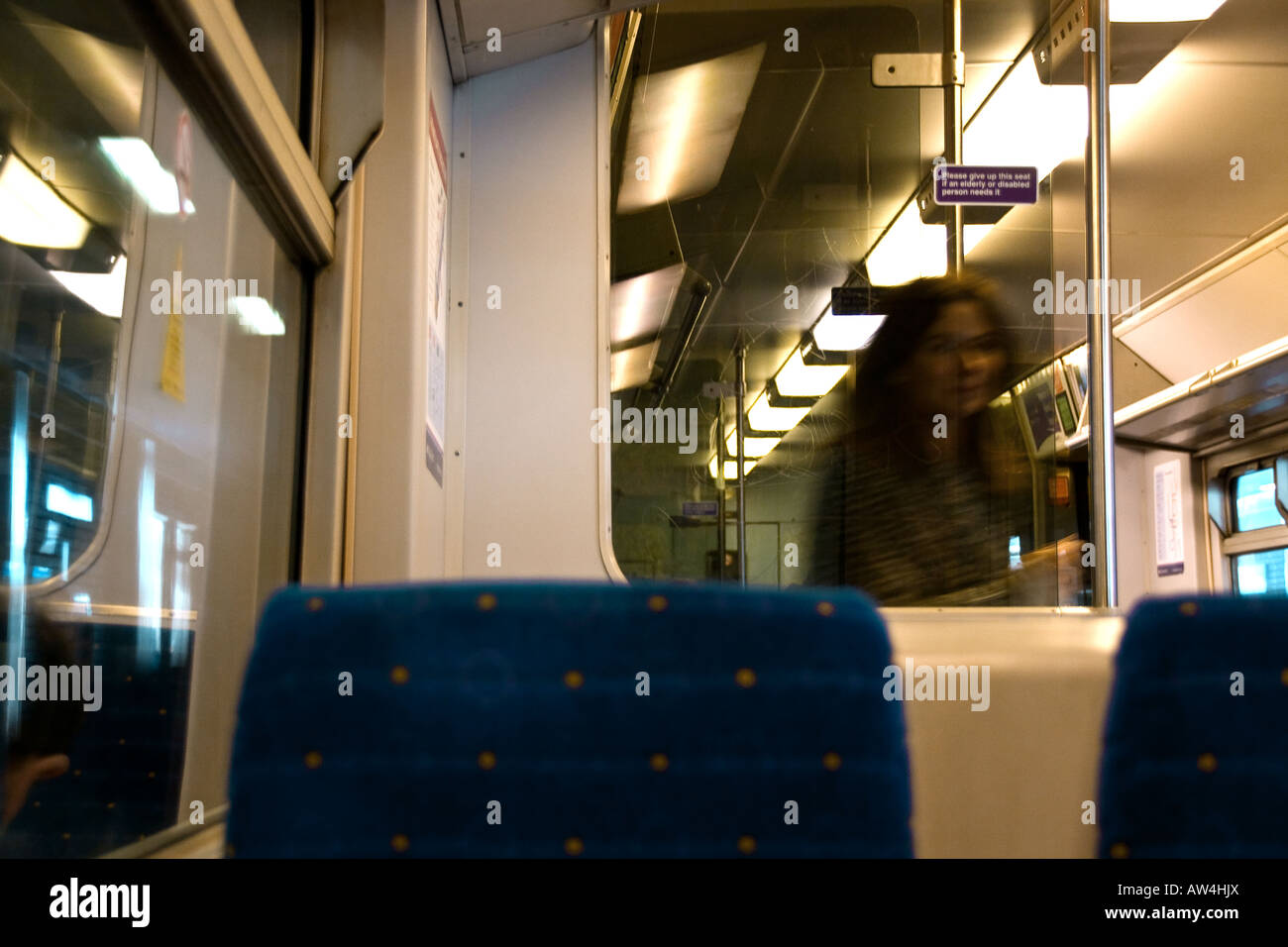 Interior train lights hi-res stock photography and images - Alamy
