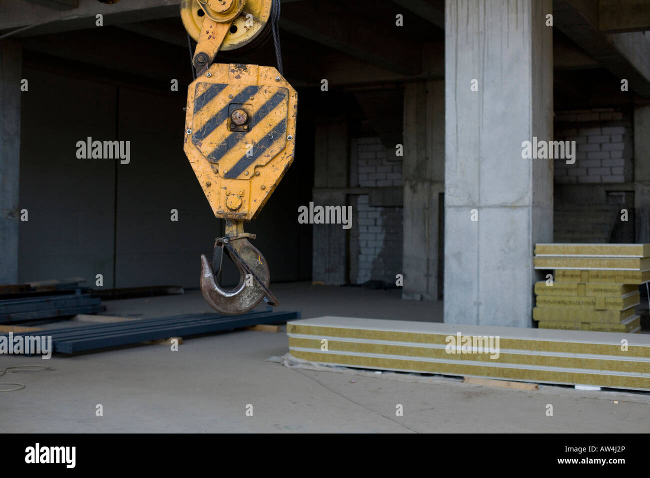 crane hook in a industrial area Stock Photo - Alamy