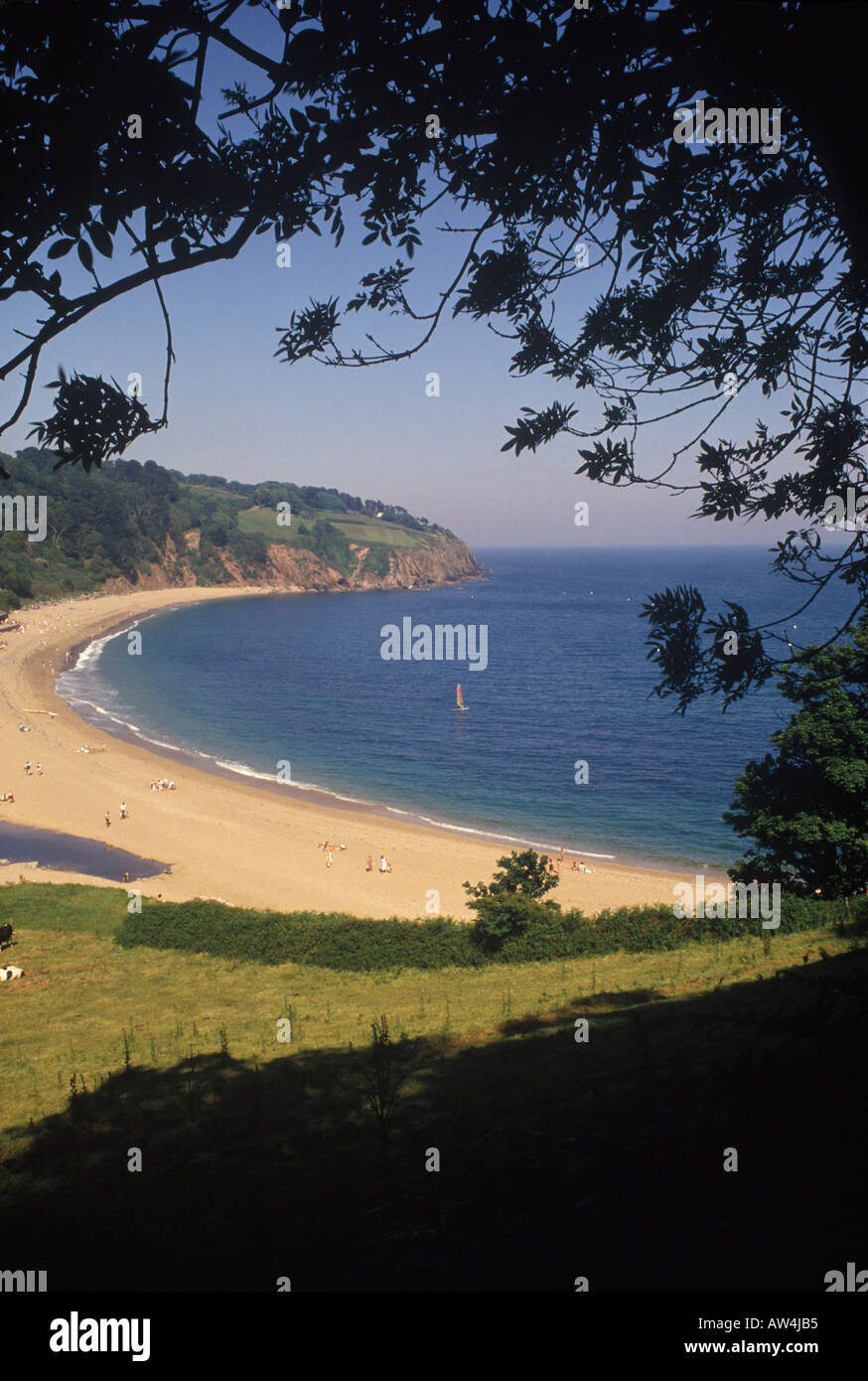 Blackpool Sands Devon England UK Stock Photo - Alamy