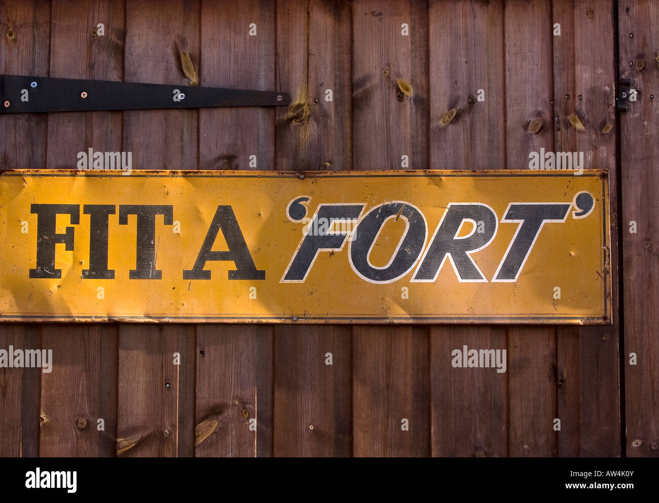 Fit a 'Fort' sign Stock Photo - Alamy