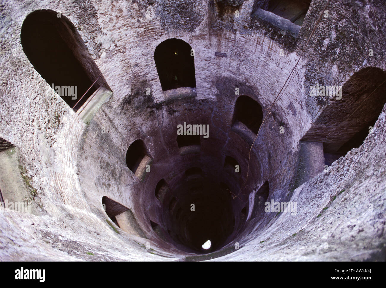 Well of St. Patrick in Orvieto italy Stock Photo - Alamy
