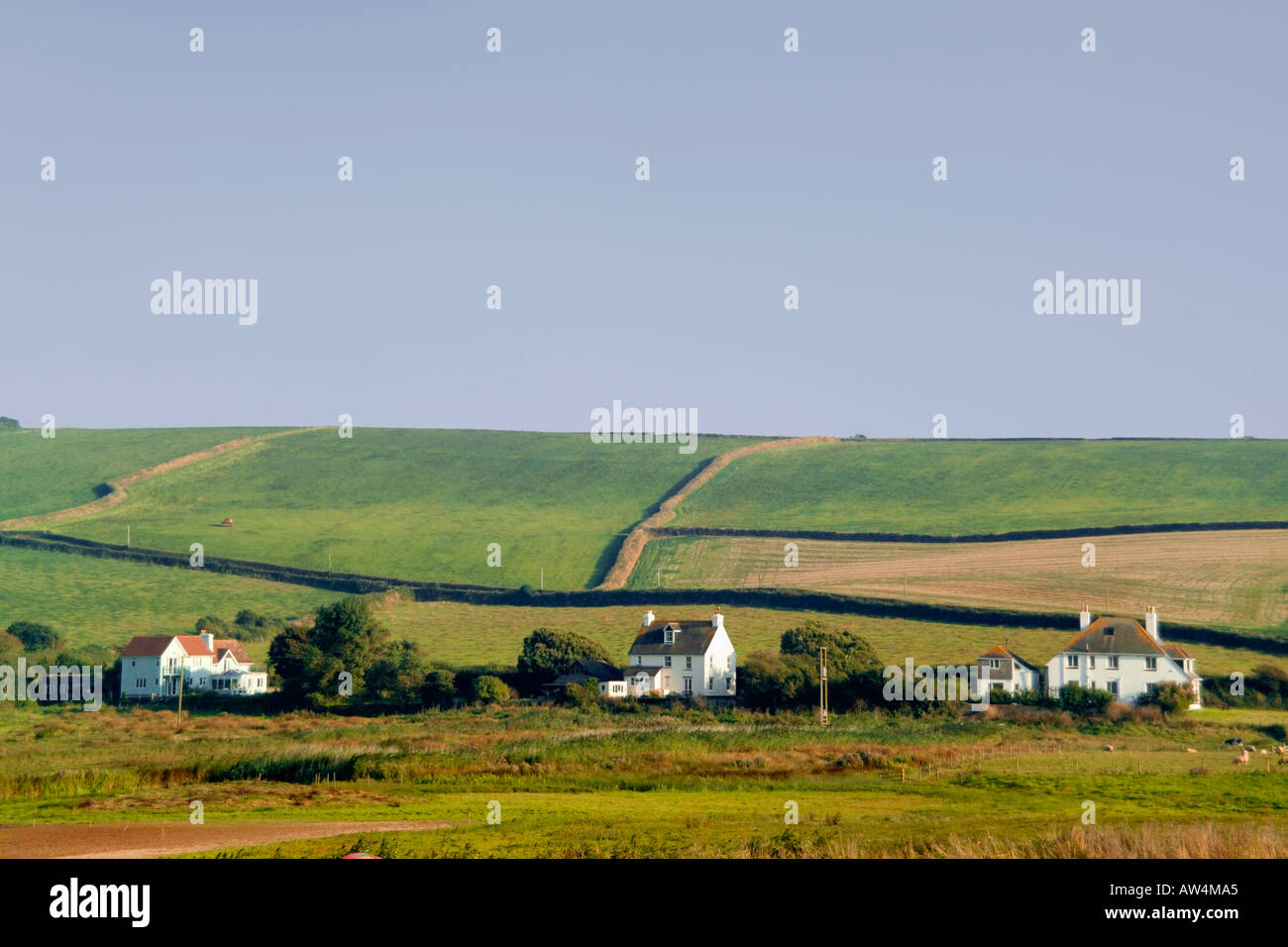 england west country devon the south hams agriculture agricultural farm farms farmland landscape ...