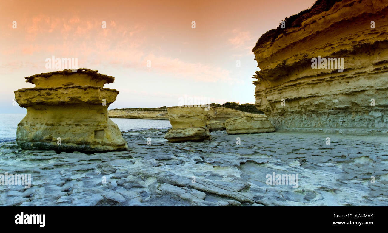 the Maltese coast Stock Photo - Alamy