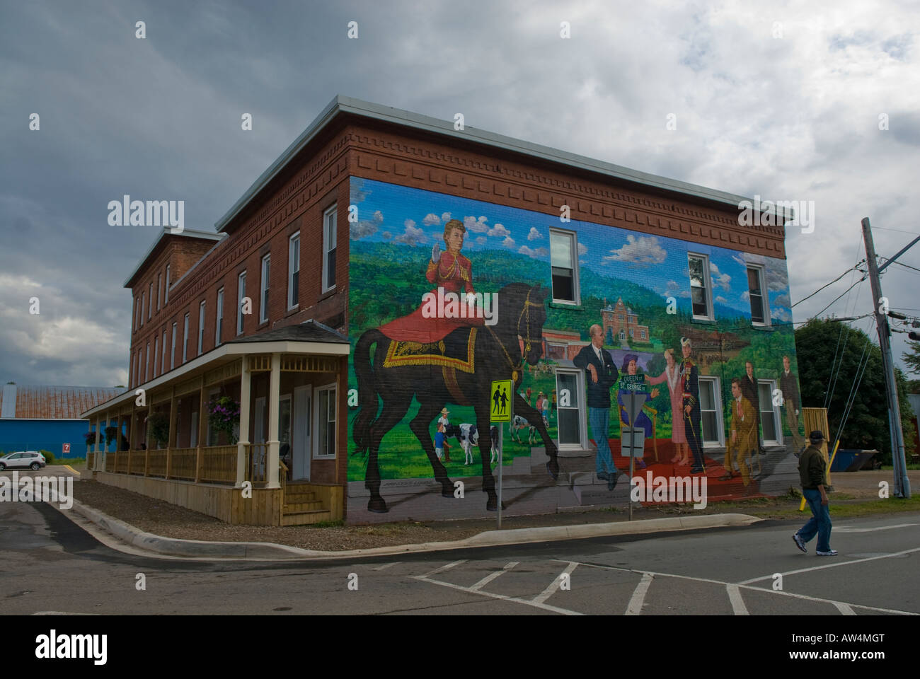 Sussex, New Brunswick, Mural project Stock Photo - Alamy