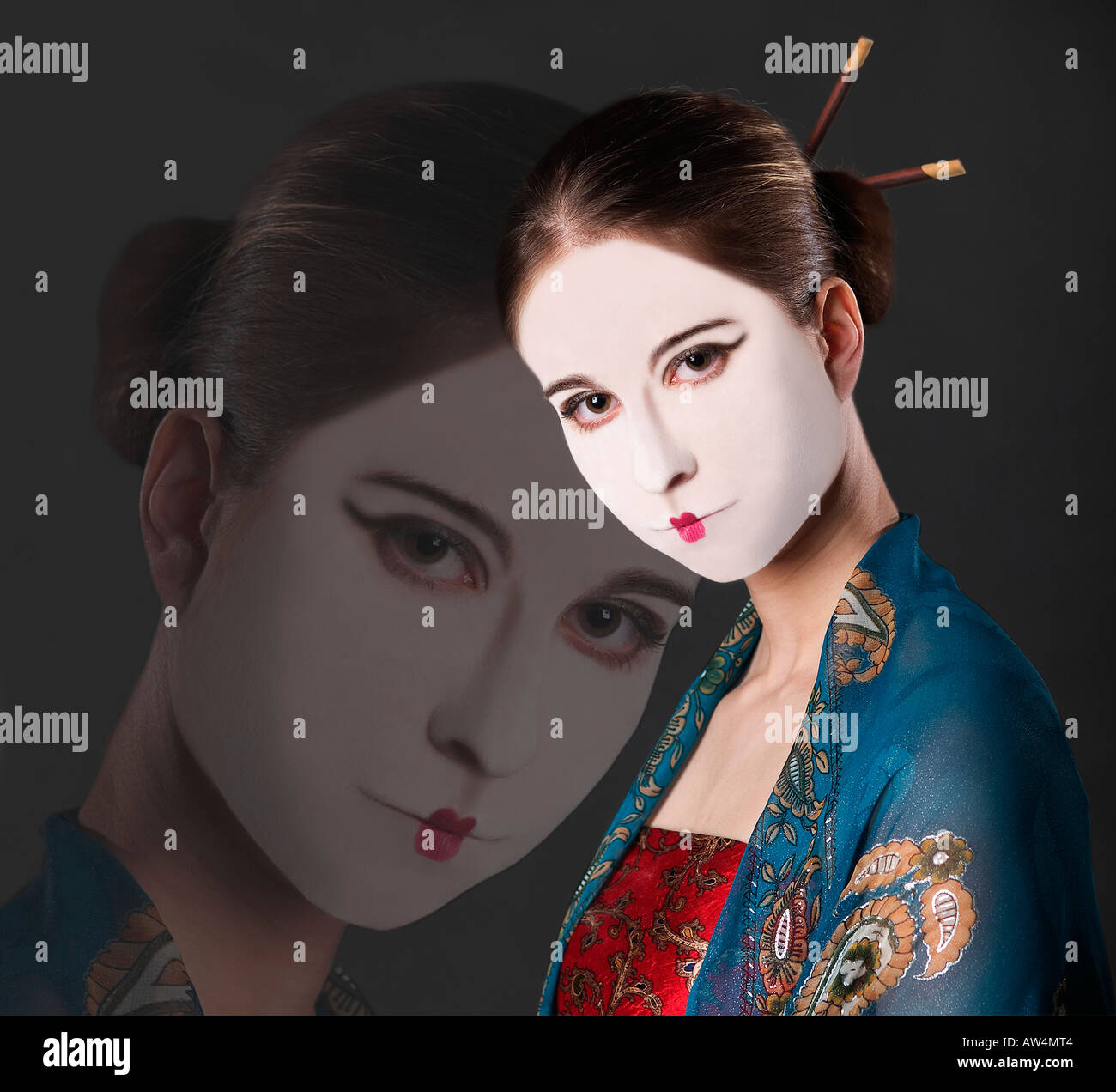 Geisha Mask High Resolution Stock Photography and Images - Alamy