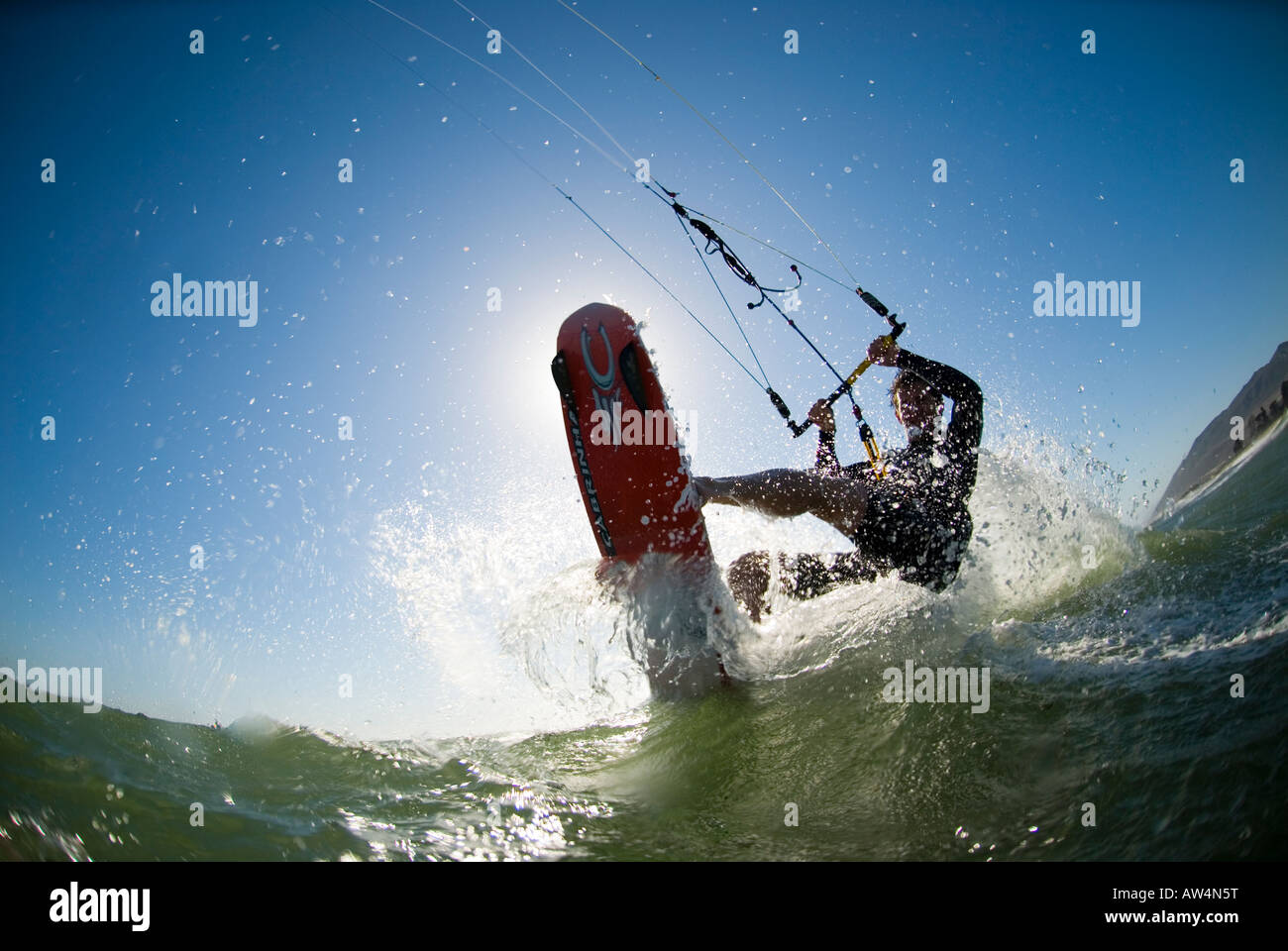 A male Kite Surfing C Street Ventura California USA Stock Photo - Alamy