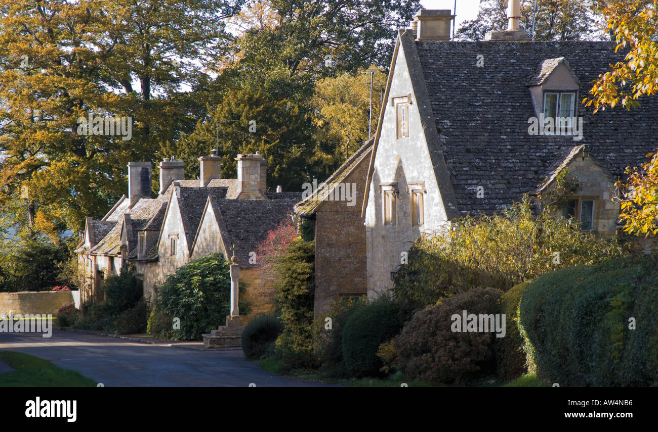 views from the cotswold way footpath as it passes through stanton ...