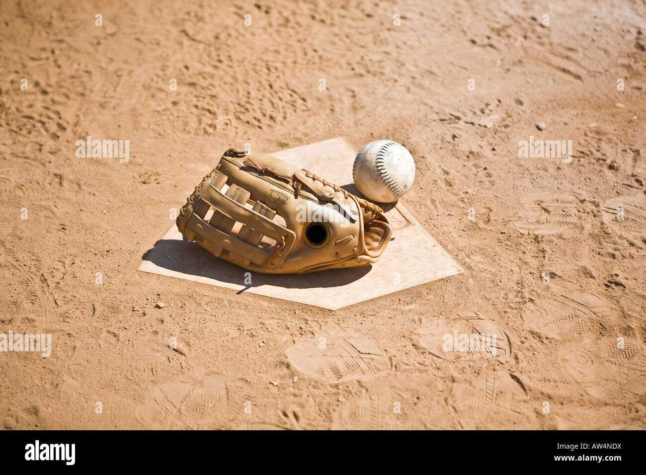 Baseball grove, home plate, softball Stock Photo - Alamy
