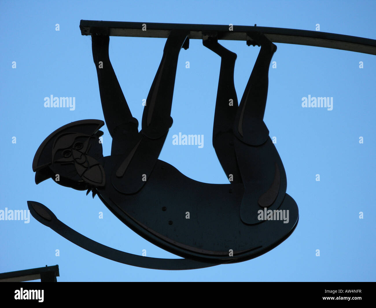 San Diego, Zoo monkey sign, California, USA Stock Photo - Alamy