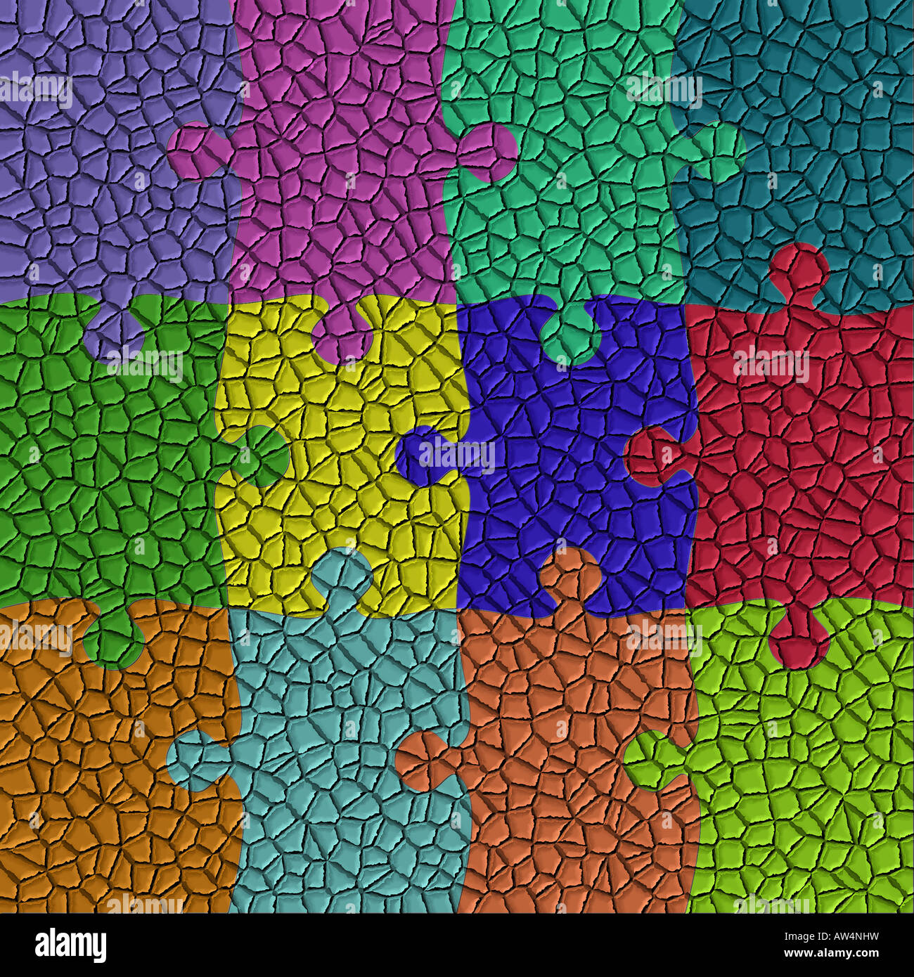 Abstract puzzle design Stock Photo - Alamy