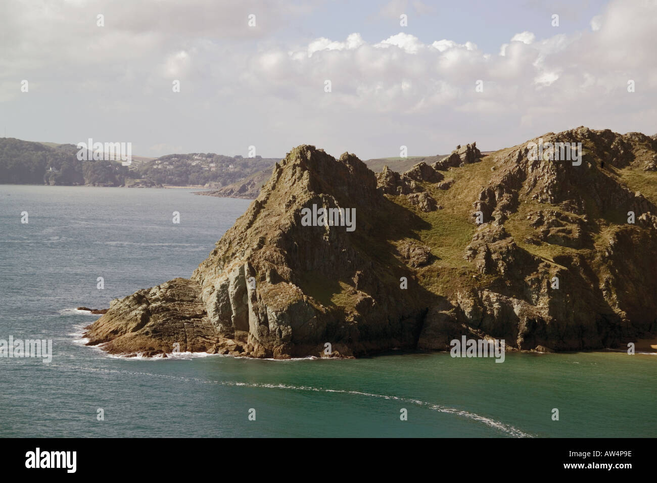 england devon the south hams the south west devon coast path prawle ...