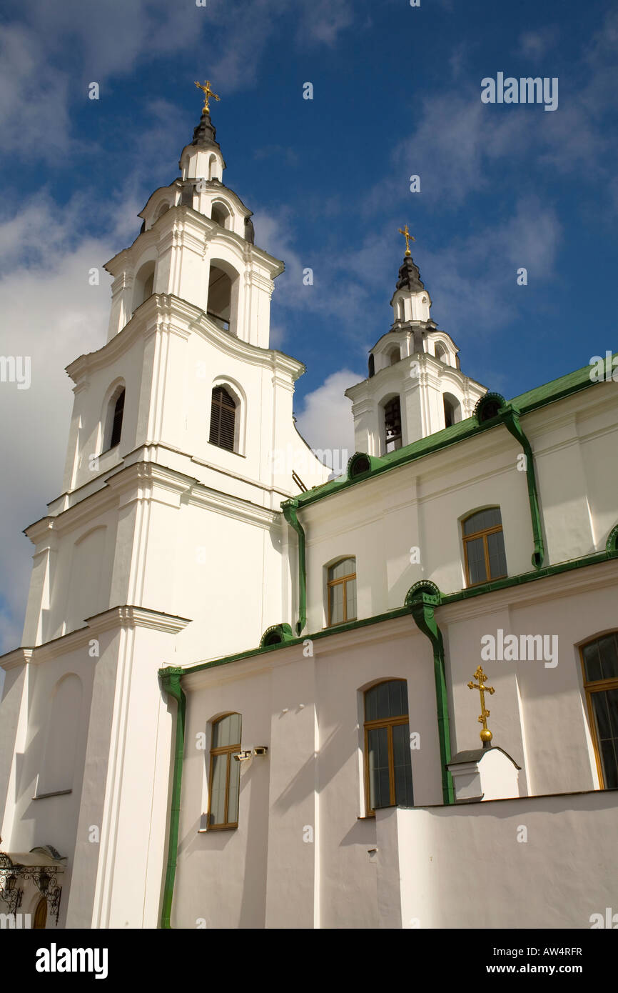 The Orthodox Cathedral of the Holy Spirit in MInsk Belarus Stock Photo ...
