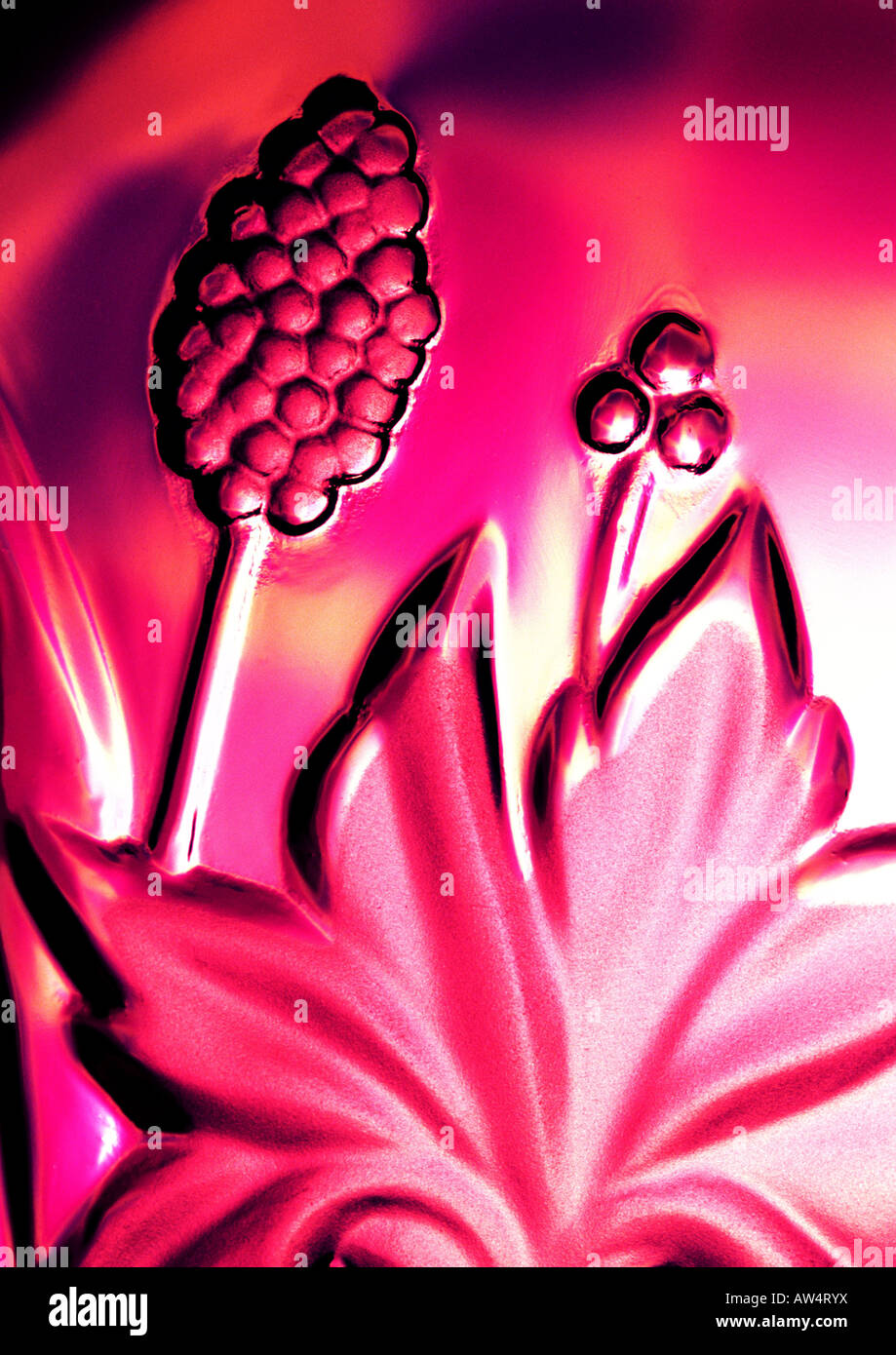 floral world glass crystal leaf flower magic magical imaginary imagery ...
