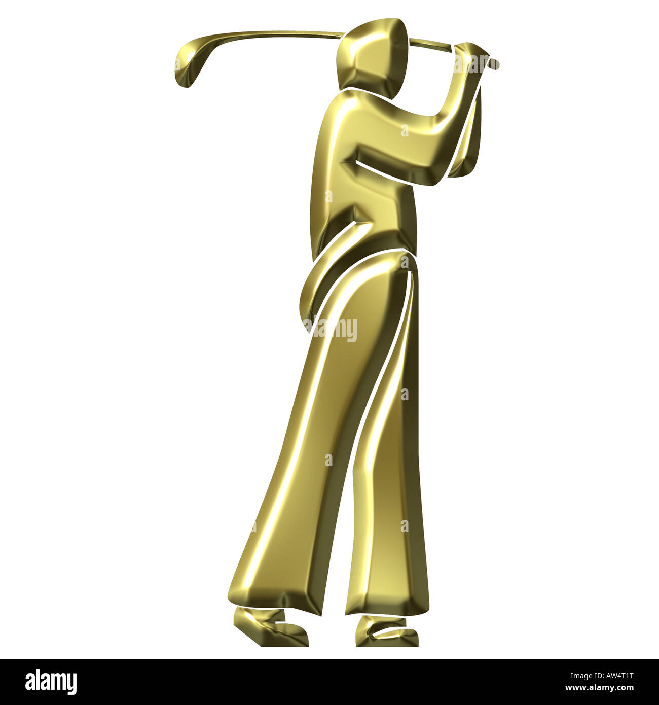Golfer icon hi-res stock photography and images - Alamy