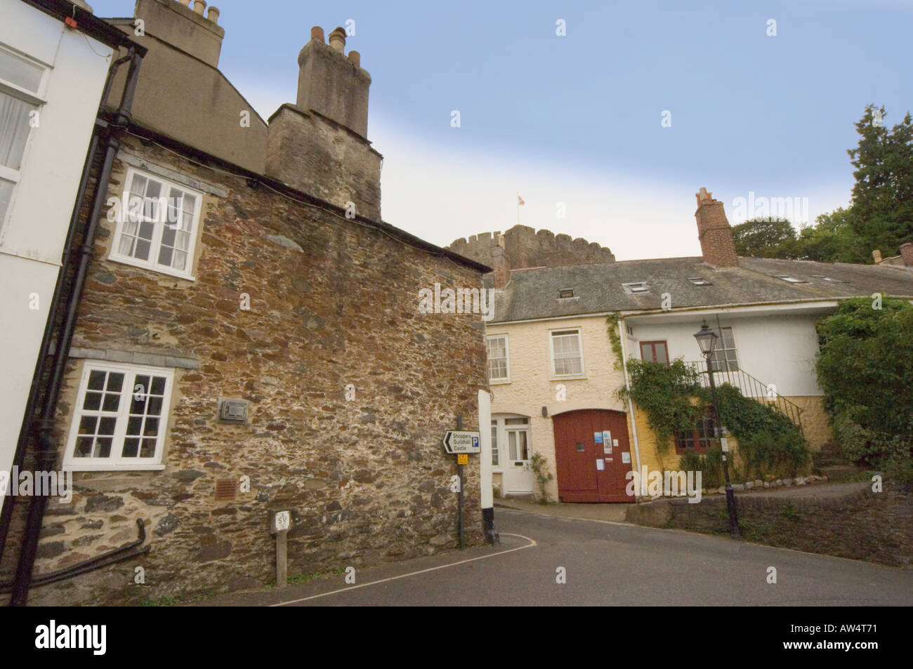 the town centre totnes DEVON the south west of england uk united ...
