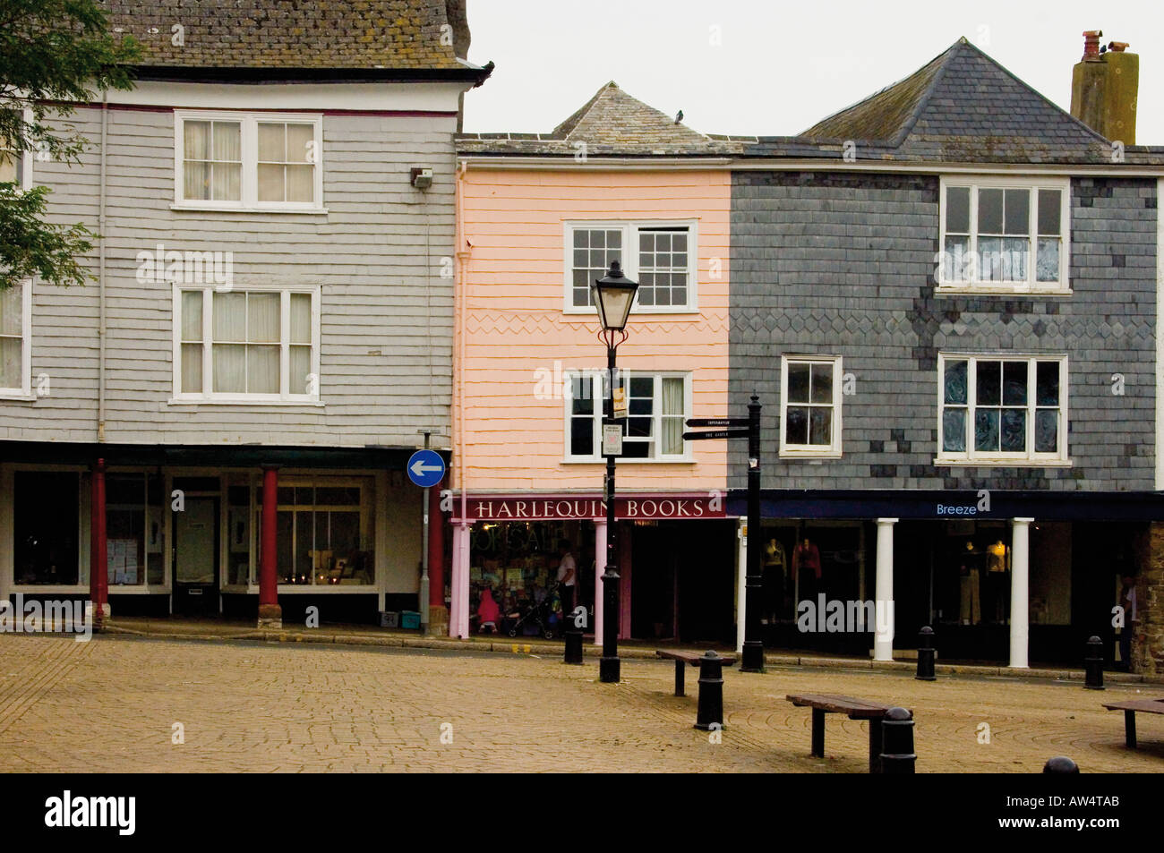 Totnes town centre south devon england uk hi-res stock photography and ...