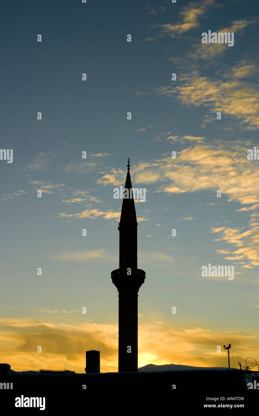A Mosque at sunset Stock Photo - Alamy