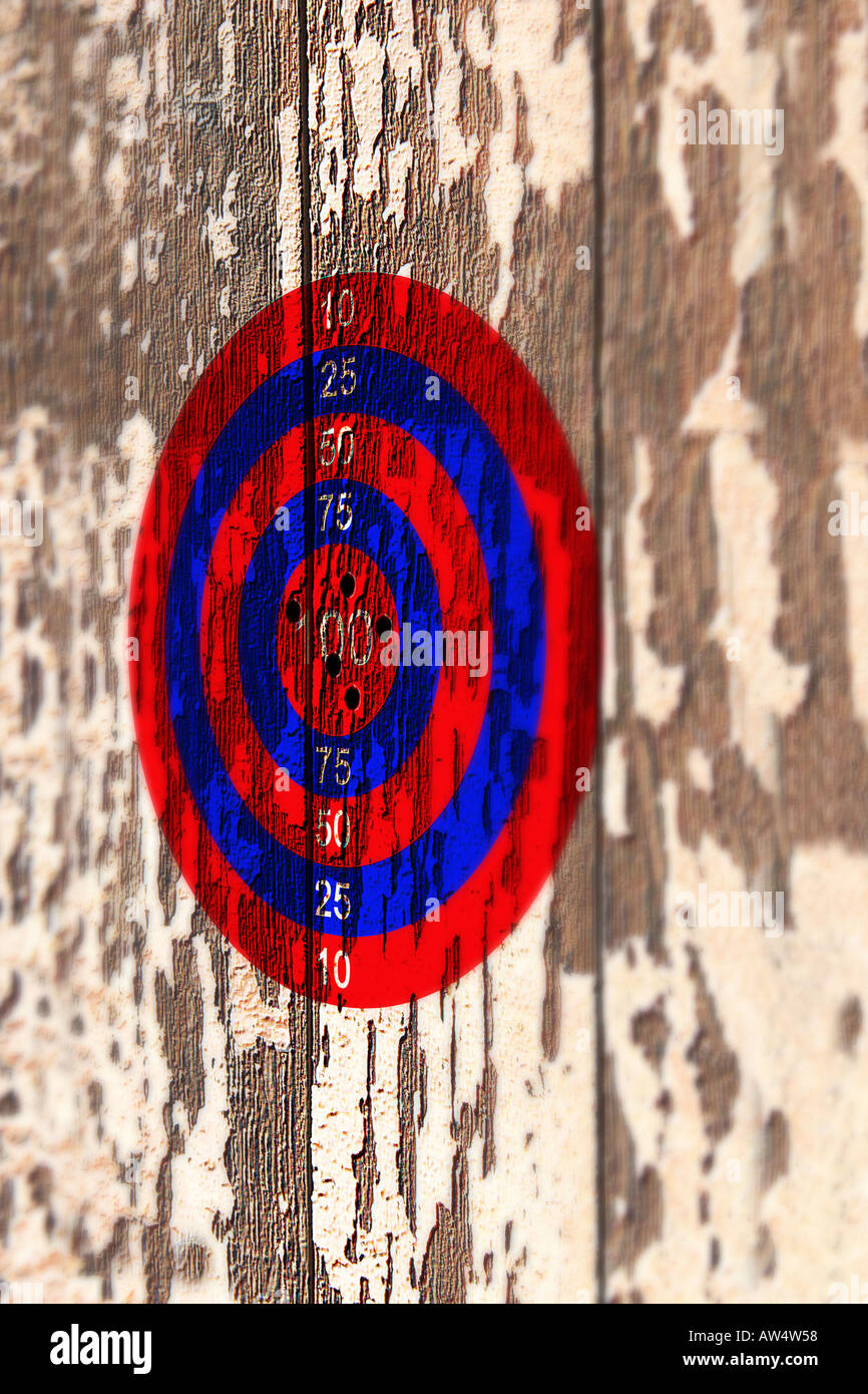 Bullseye target bullet holes hi-res stock photography and images - Alamy