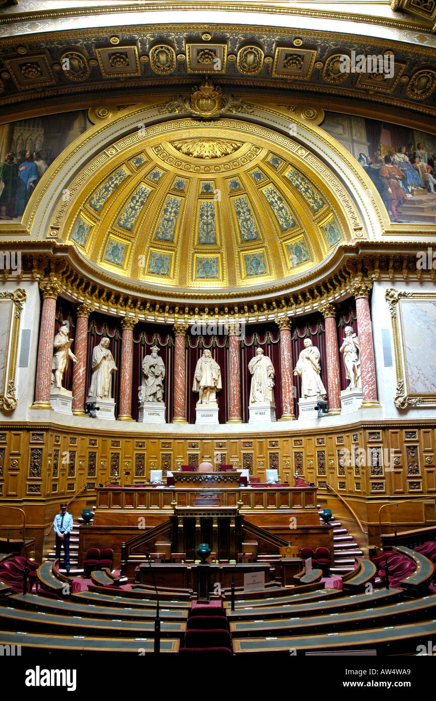 The Senat salle des seances Paris,France Stock Photo - Alamy