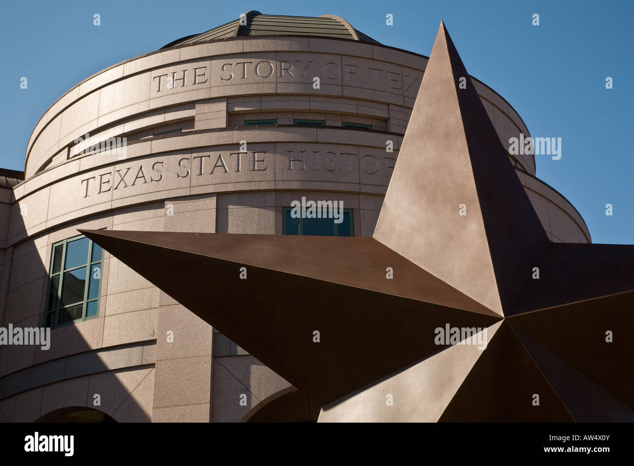 Story of Texas Museum, Austin Stock Photo - Alamy