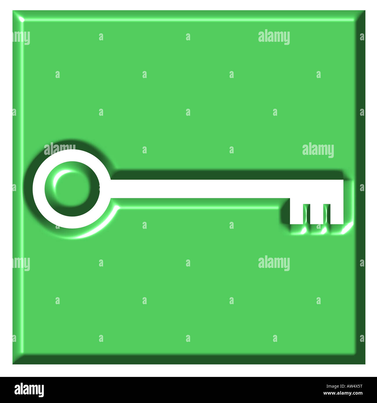 3d key button Stock Photo - Alamy