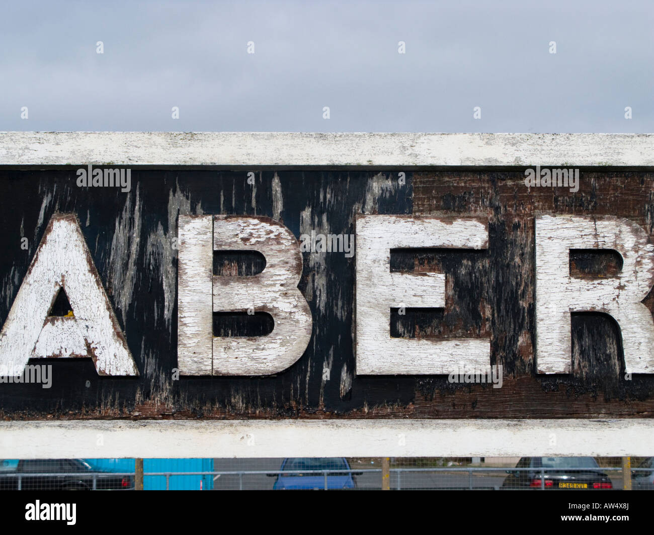 Old black name sign hi-res stock photography and images - Alamy