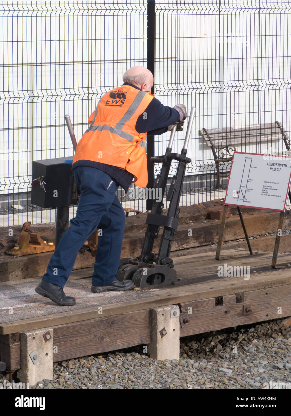 Manual points change hi-res stock photography and images - Alamy