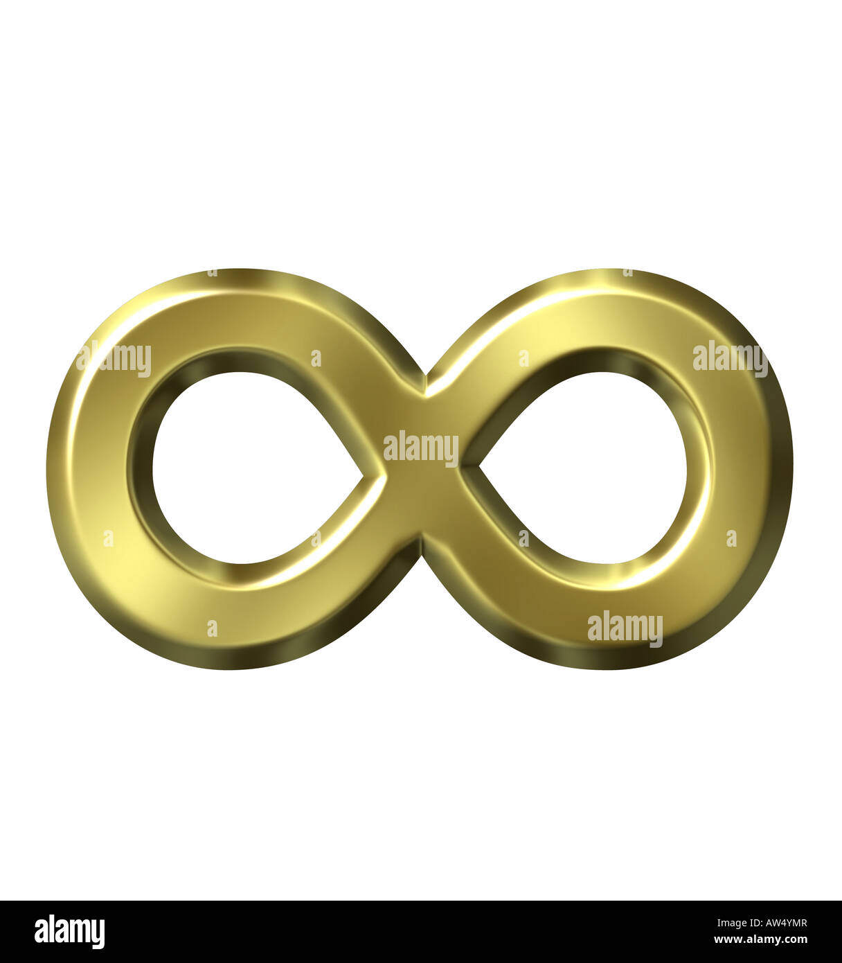 Golden infinity symbol hi-res stock photography and images - Alamy