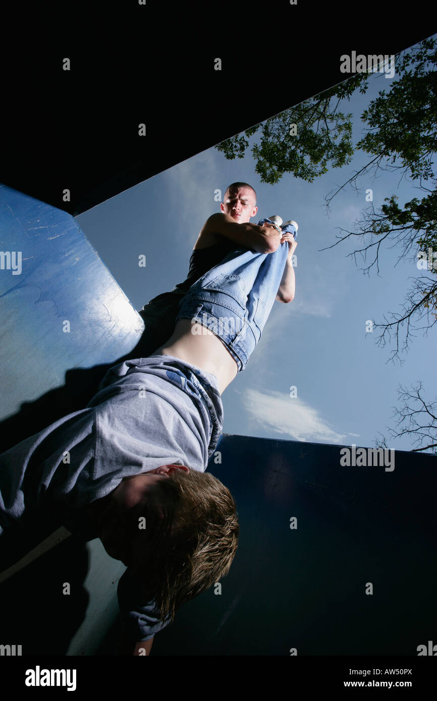 Boy being bullied Stock Photo - Alamy